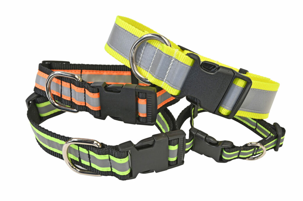 Adjustable High Vis Dog Collars- Strong New Zealand Made